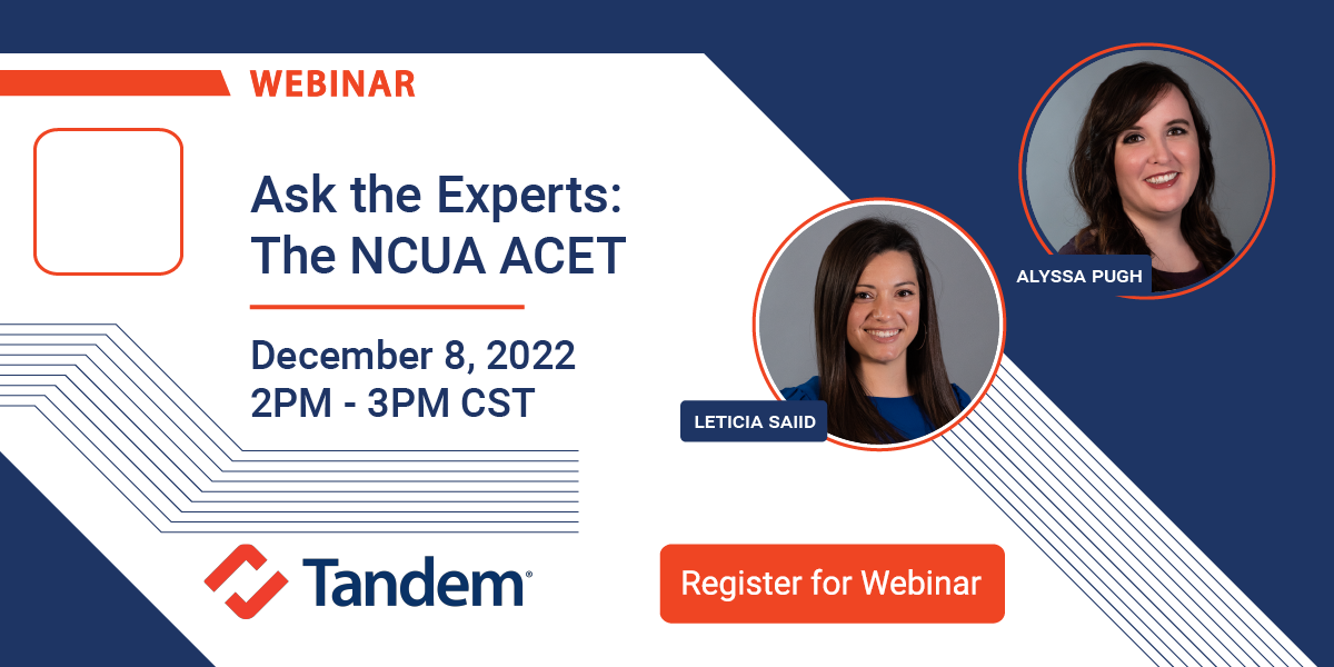 Ask the Experts: The NCUA ACET