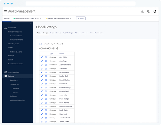 Audit Management Software - Tandem