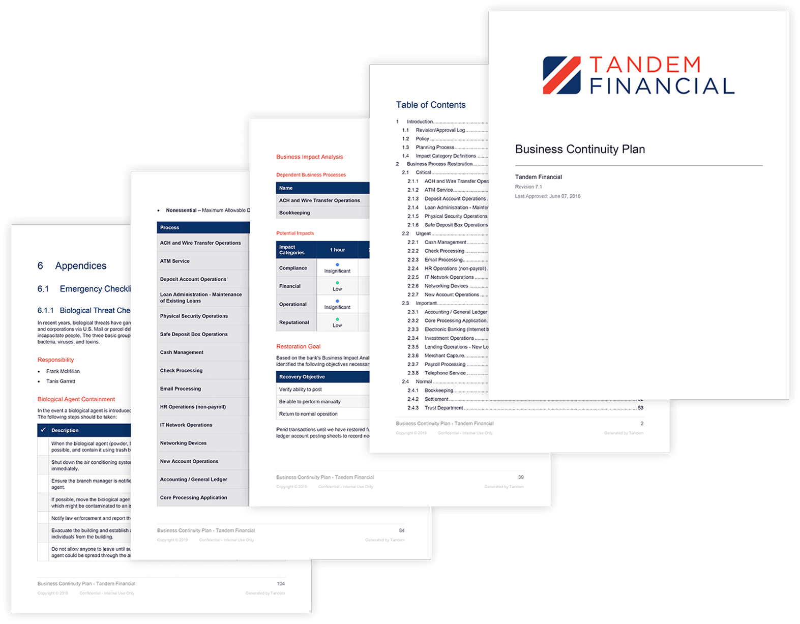 Business Continuity Planning Software - Tandem