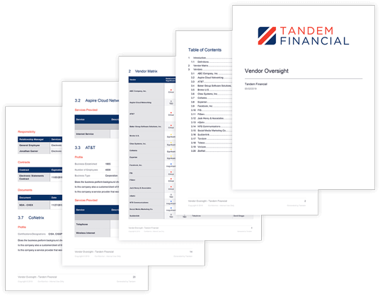 Vendor Management Software - Tandem