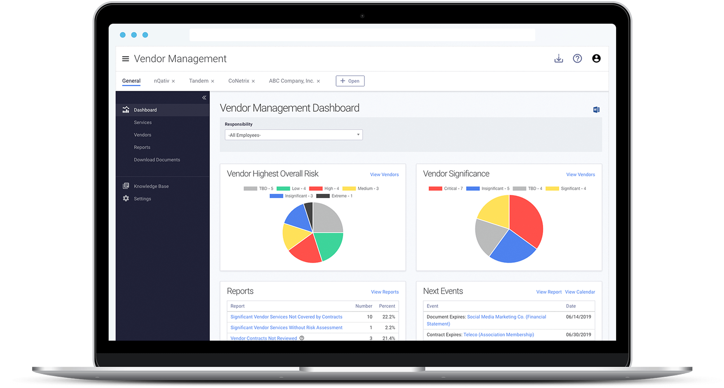 Vendor Management Software - Tandem